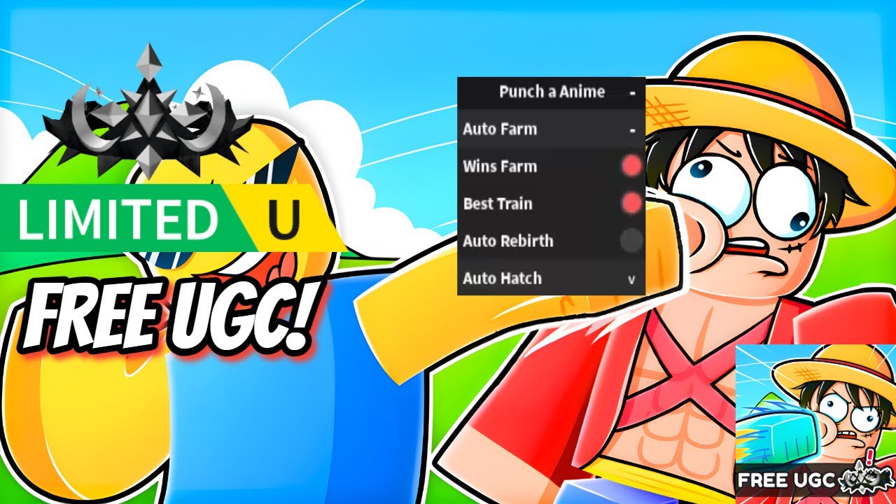 [FREE UGC] Roblox Punch a Anime Script - YouTube