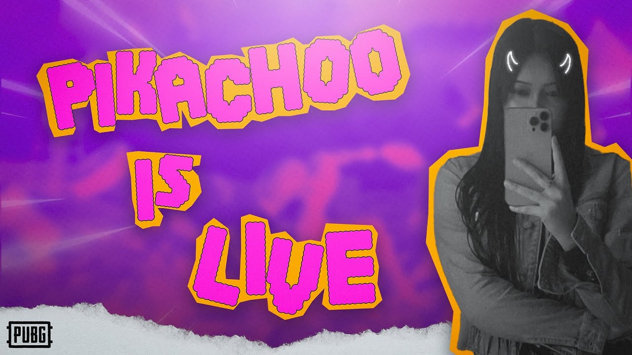 😍 Pikachoo Is Live | BGMI | #shorts #shortslive - YouTube