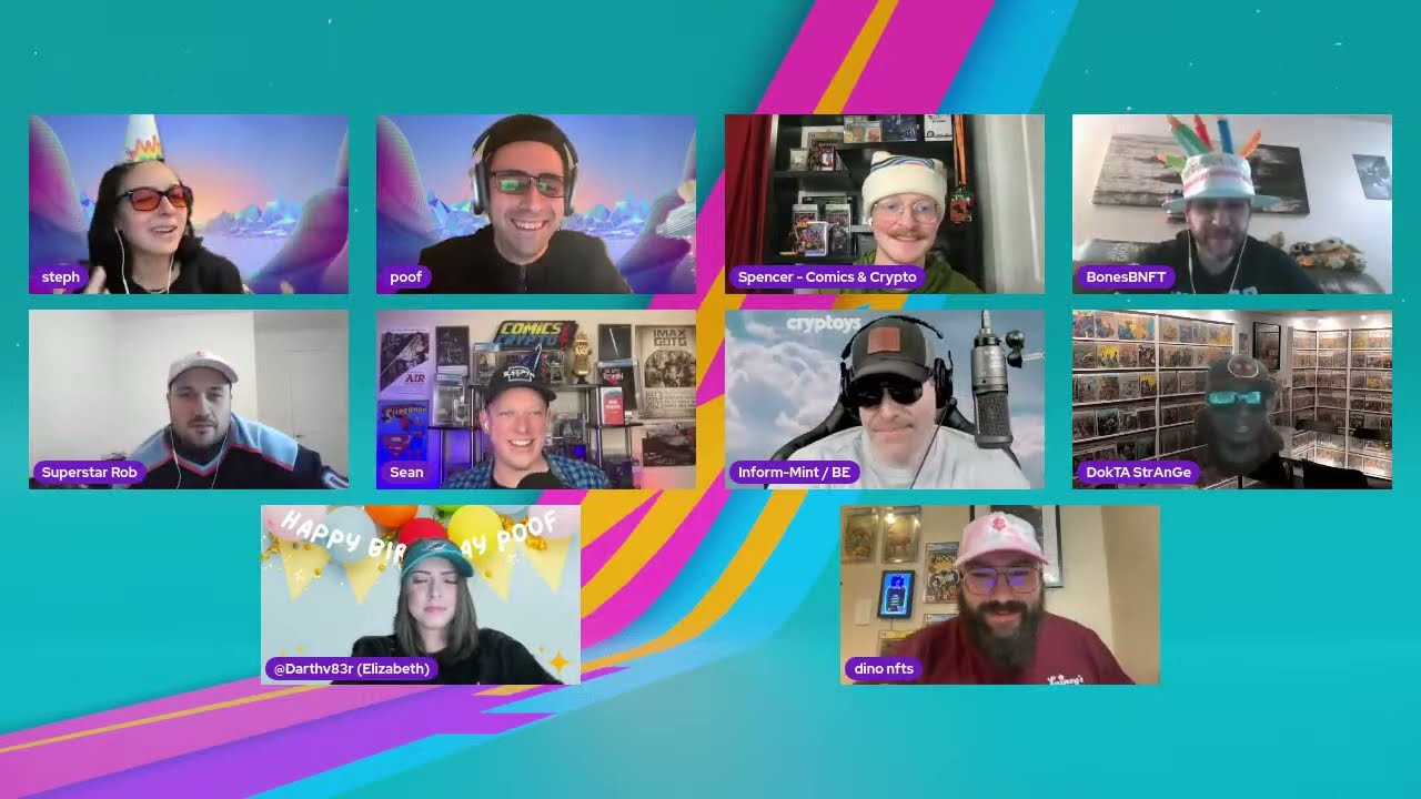 Cryptoys Unboxing Party & Poof's Birthday Bash, Come Celebrate! - YouTube