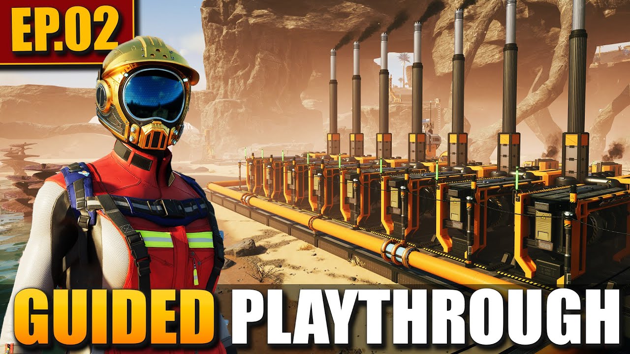 The Starter Factory - Satisfactory 1.0 Guided Playthrough EP.02 - YouTube