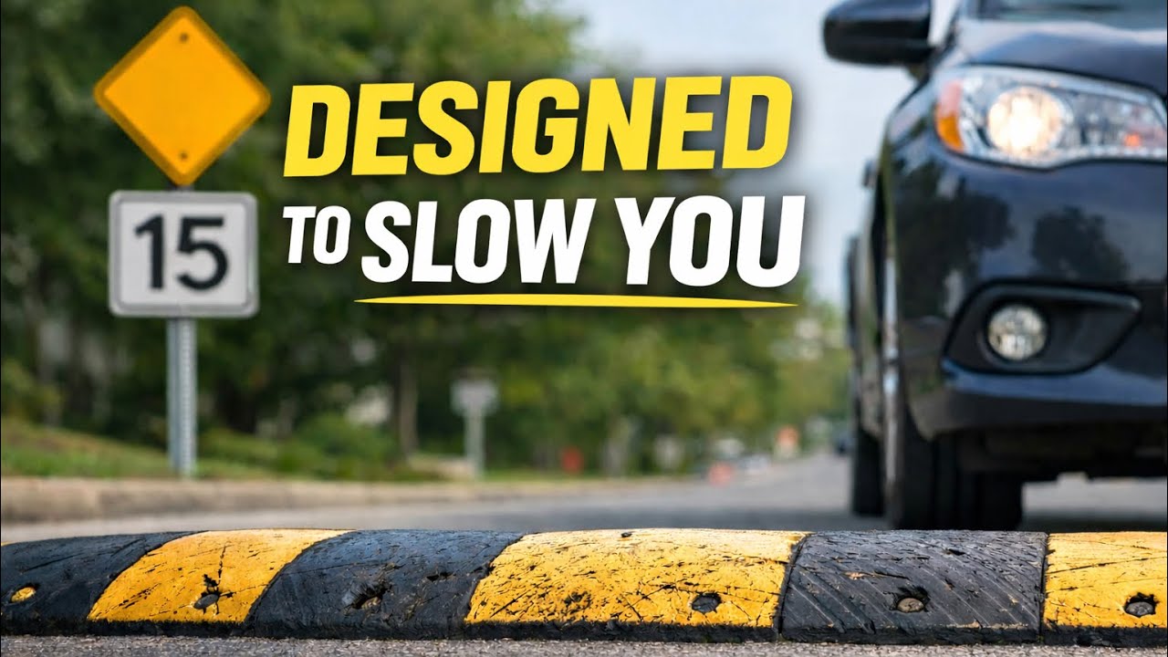 Why Speed Bumps Feel Aggressive (On Purpose) - YouTube
