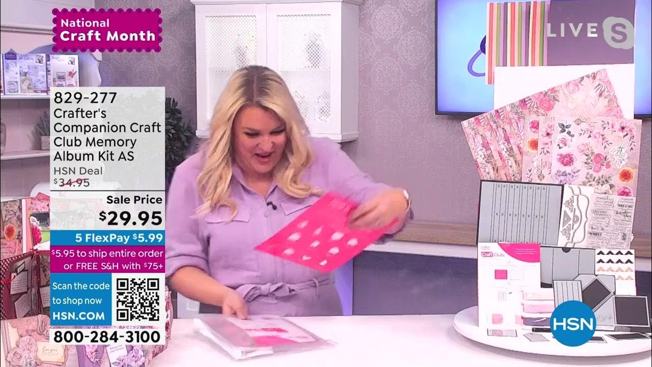 Crafter's Companion Monthly Craft Club Memory Album Kit ... - YouTube