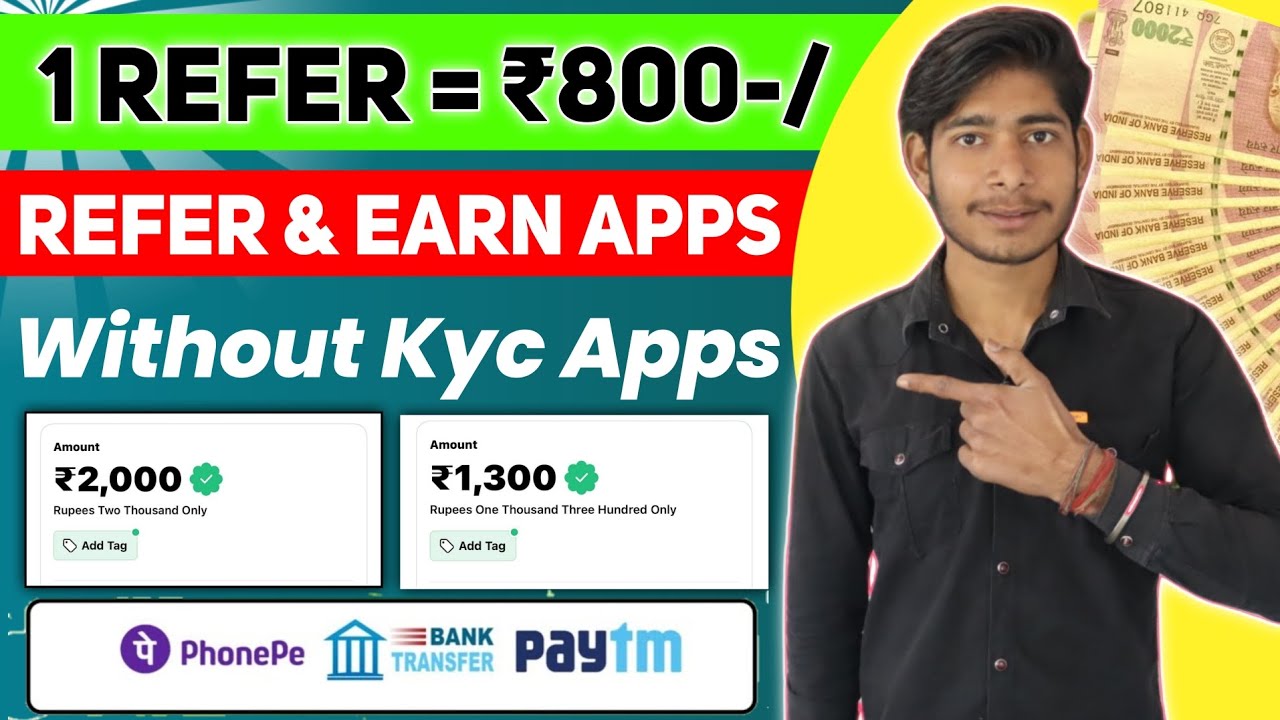 1 Refer = ₹800 ! Best Refer And Earn Apps 2023 ! New Refer And Earn App ...