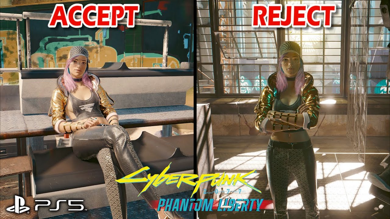 CYBERPUNK 2077 PHANTOM LIBERTY PS5 | No Easy Way Out: Accept or Reject ...