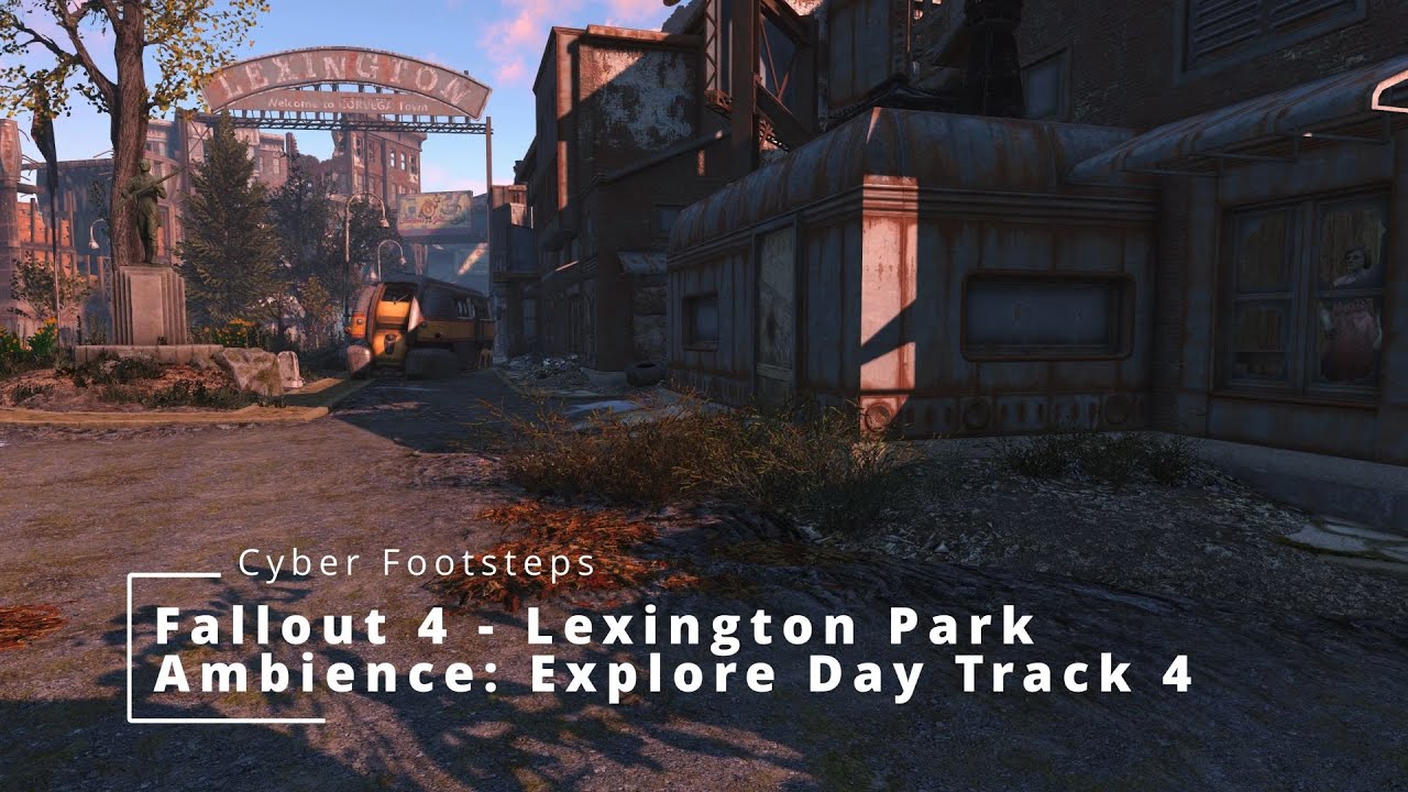 Ambience: Lexington Park at Dusk | Fallout 4's Historic Square | Cyber ...