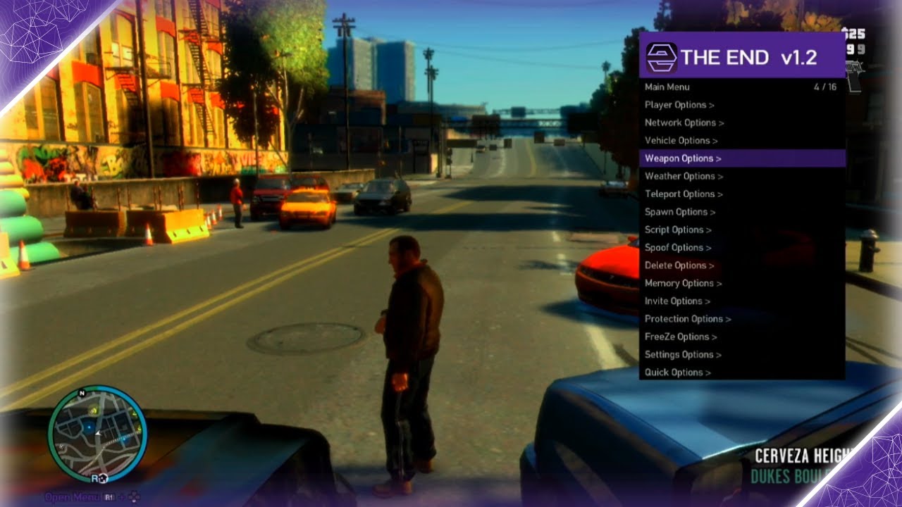 GTA IV PS3 Offline Mod Menu THE-END 1.2 By END Team🟣[Offline Use Only]🟣 ...