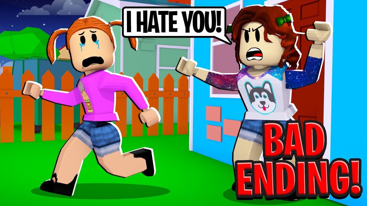 Roblox Brookhaven | BAD ENDING | My Friend Ran Away From My Sleepover ...
