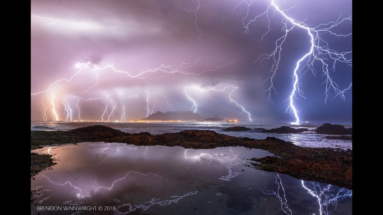 Cape Electric Storm - Blaawberg Rocks Pools - YouTube