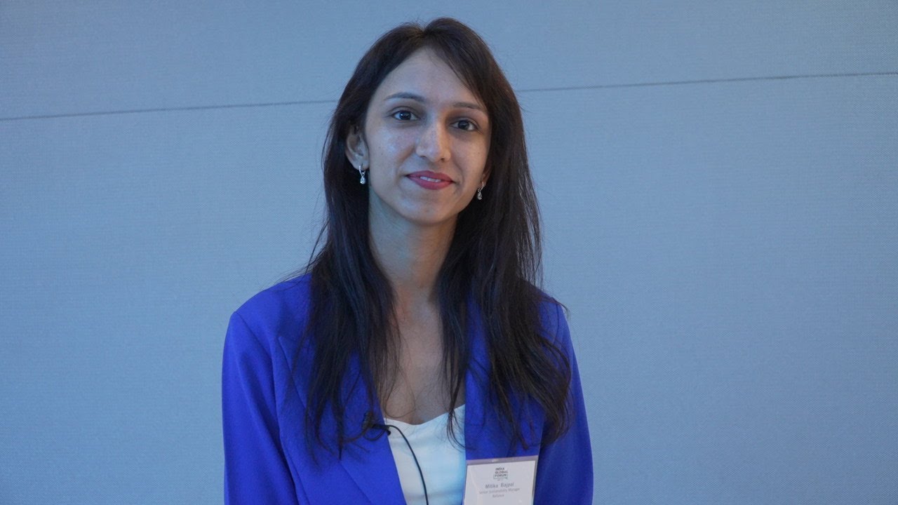 Mitika Bajpai, Senior Sustainability Manager, Reliance Industries at # ...