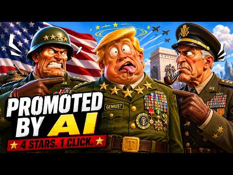 Four Stars, Zero Boot Camp: Trump’s AI General Fantasy (3D Animated Rap Story)