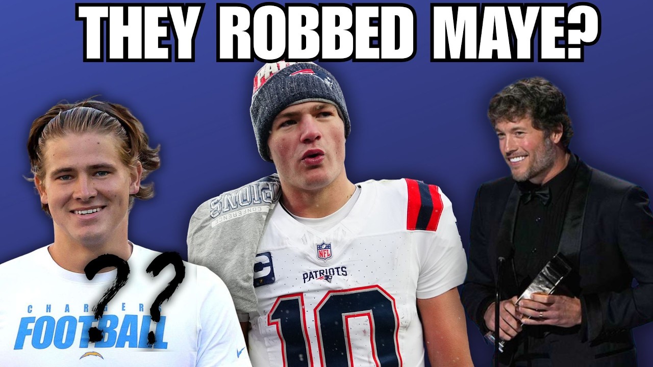 Drake Maye Was ROBBED of NFL MVP In CONTROVERSIAL Race Because Some ...