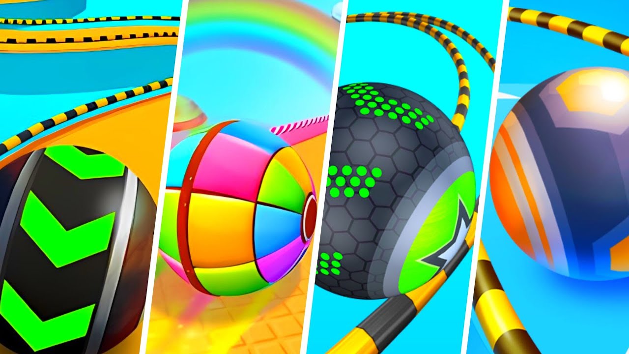 Fast Ball Jump vs Candy Ball Run vs Going Balls vs Action Balls ...