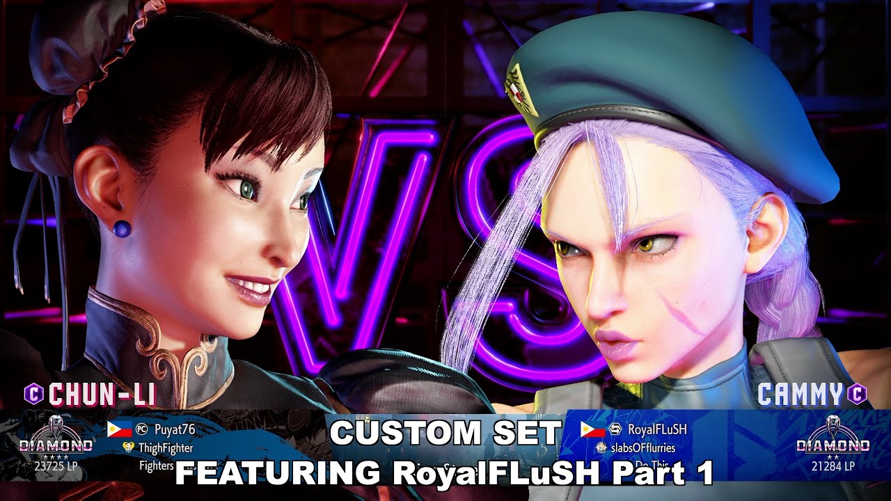 Kuya Kalbo SF6 Custom Set with RoyalFLuSH Part 1 - YouTube