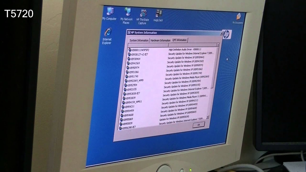 HP T5710 & T5720 Thin client PC overview - YouTube