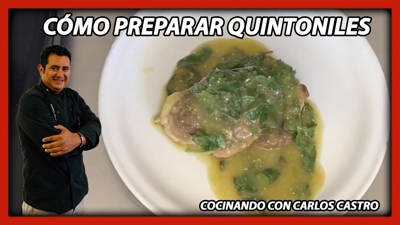 Cómo preparar quintoniles muy fácil ! - YouTube
