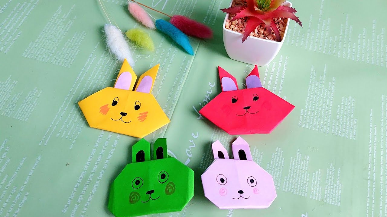 Origami Kelinci ♡ Origami Rabbit ♡ How to Make Easy Rabbit ♡ Diy Cute ...