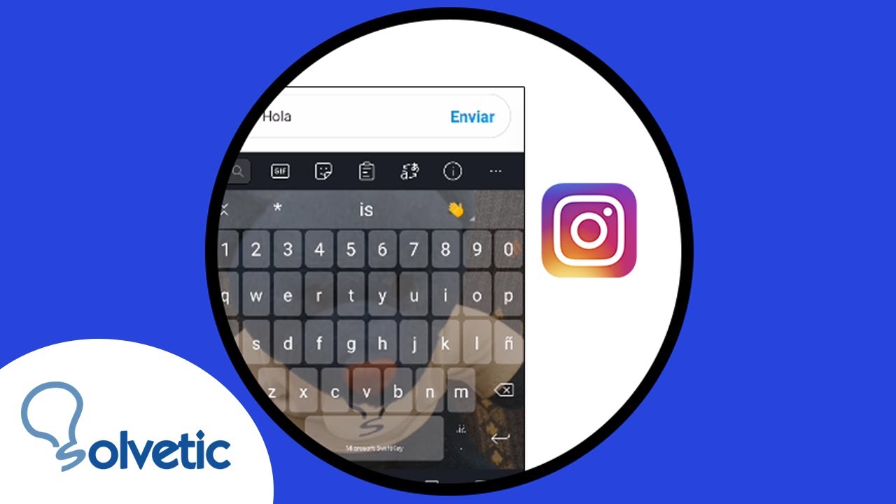 📷 How to PUT PHOTO KEYBOARD Instagram - YouTube