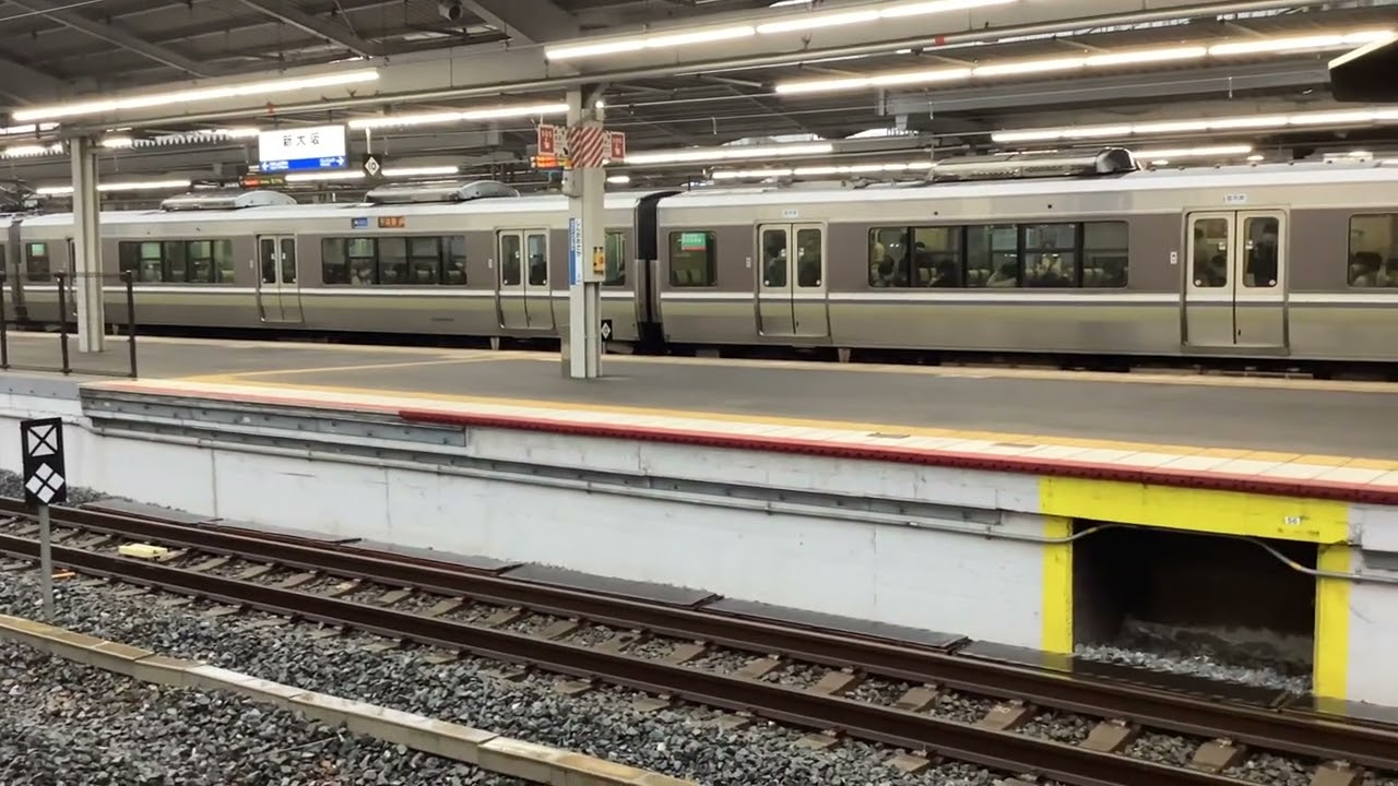 223系2000番台+225系100番台V15+I10新快速野洲321系D18普通高槻市 - YouTube