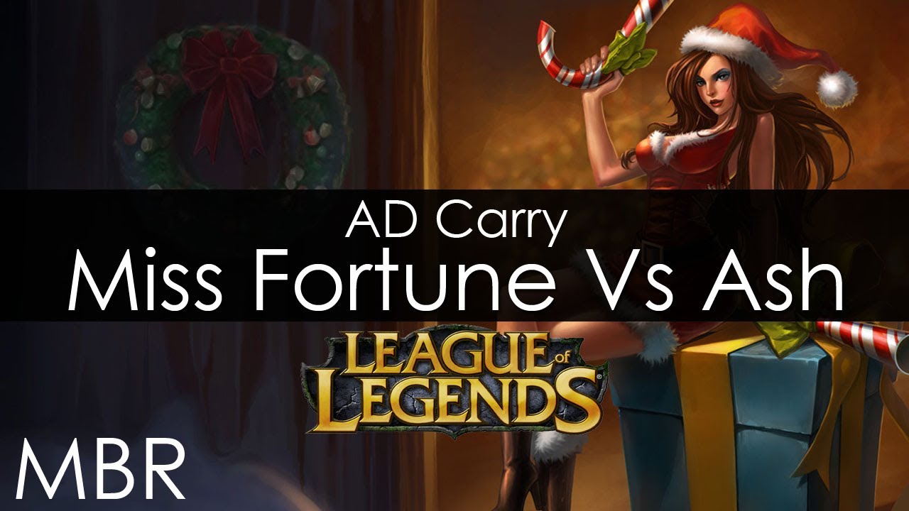 League of Legends - Miss Fortune AD Carry Vs. Ashe Gameplay - April ...