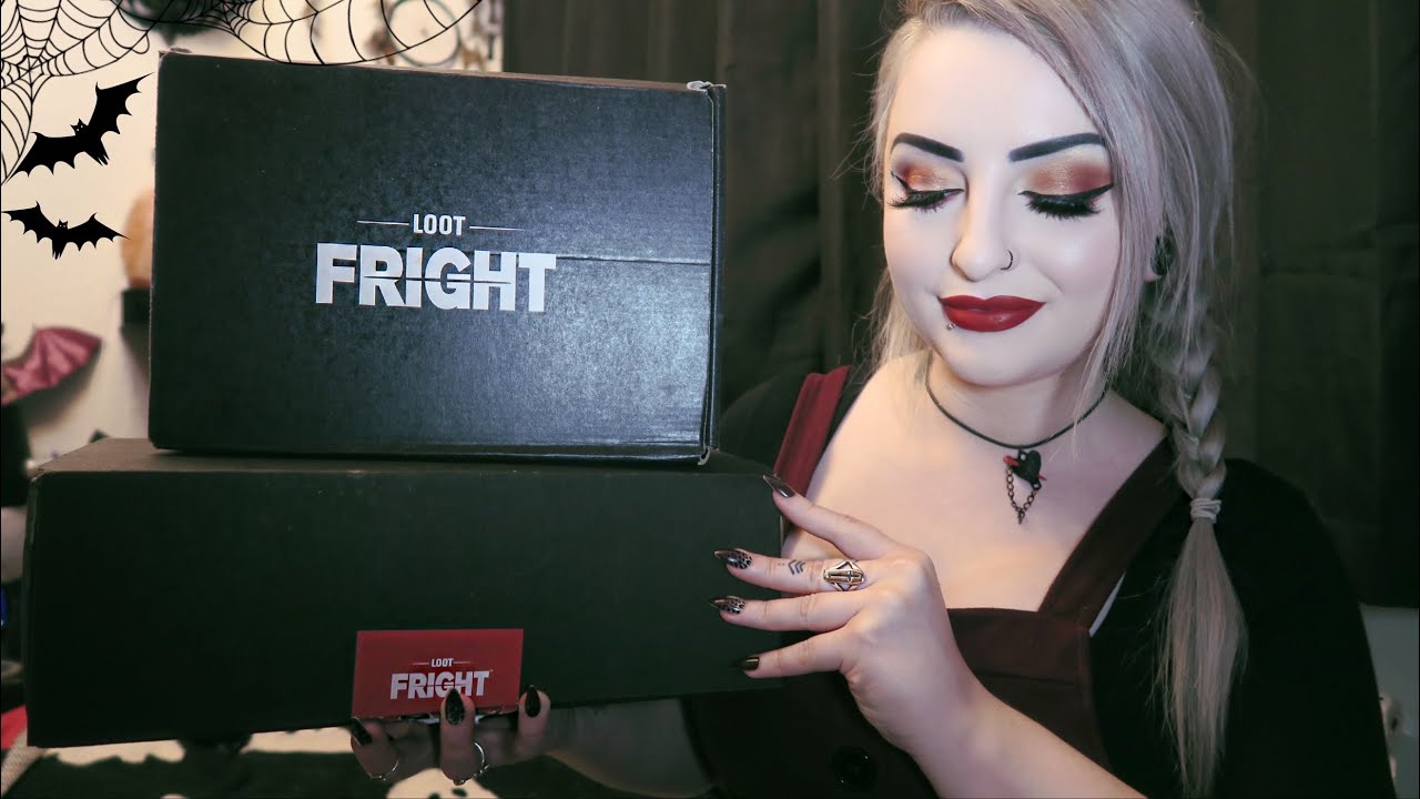 Loot Fright - Double Horror Subscription Box Unboxing ! - YouTube