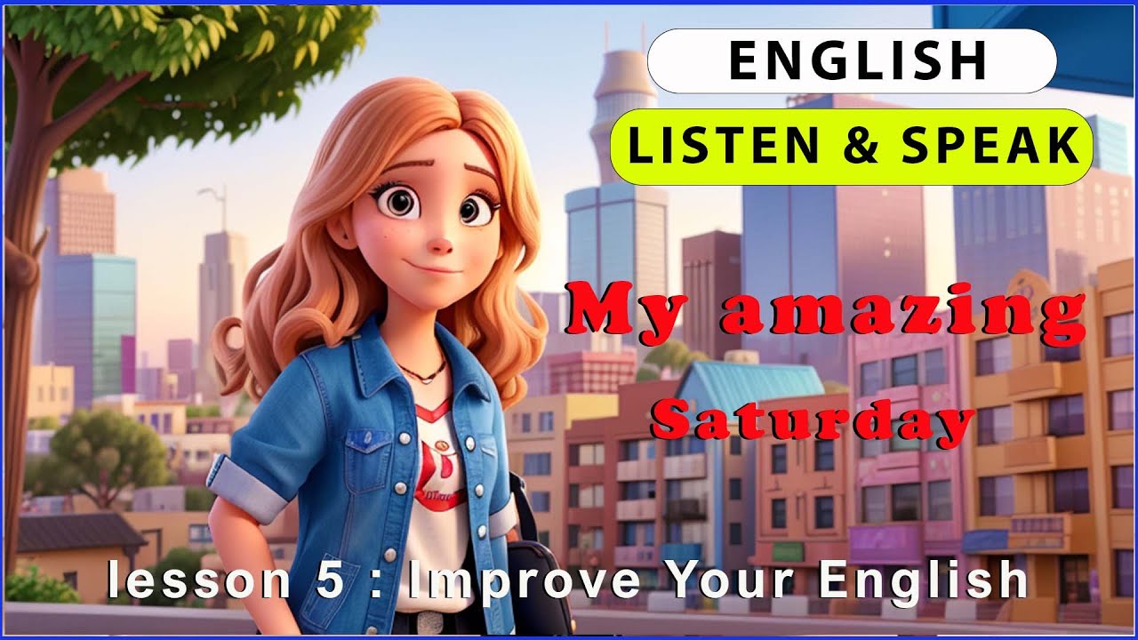 My Weekend Routine | English story | English Listening & Speaking ...