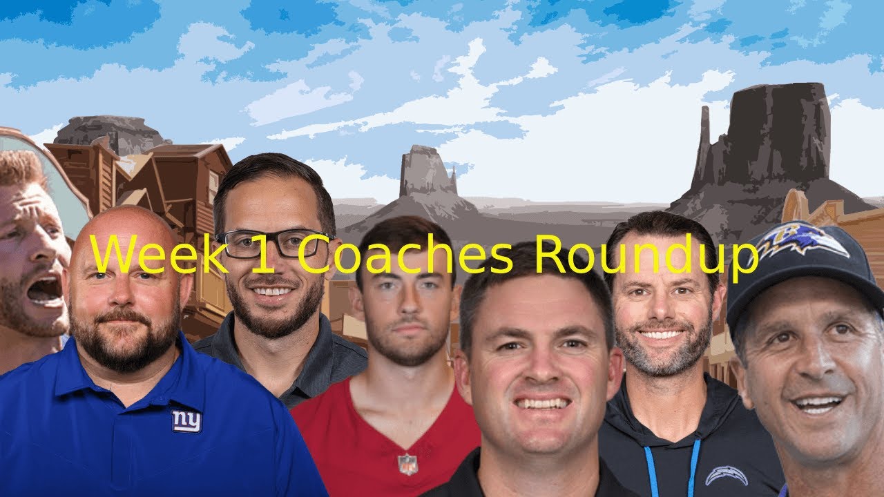 NFL week 1 2023 Coaches Roundup - YouTube