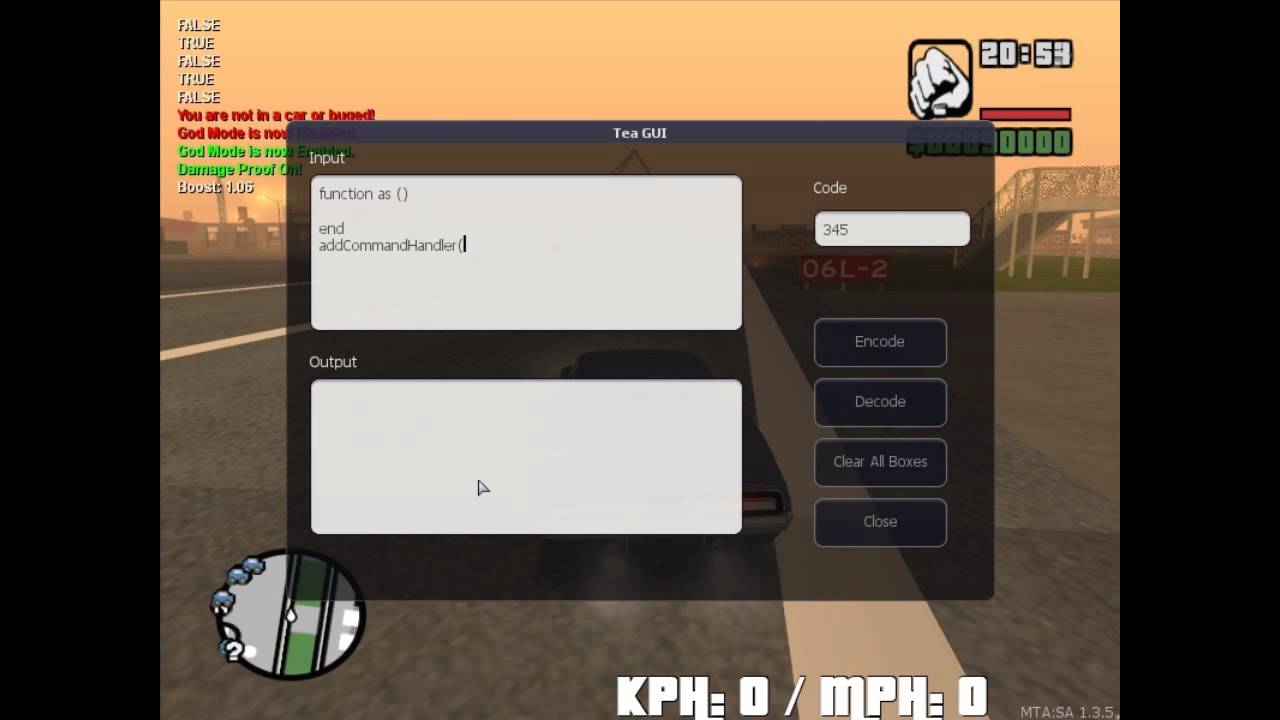 MTA SA TEA GUI - YouTube