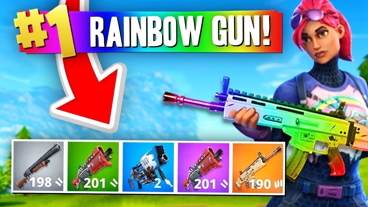 Rainbow guns challenge - YouTube