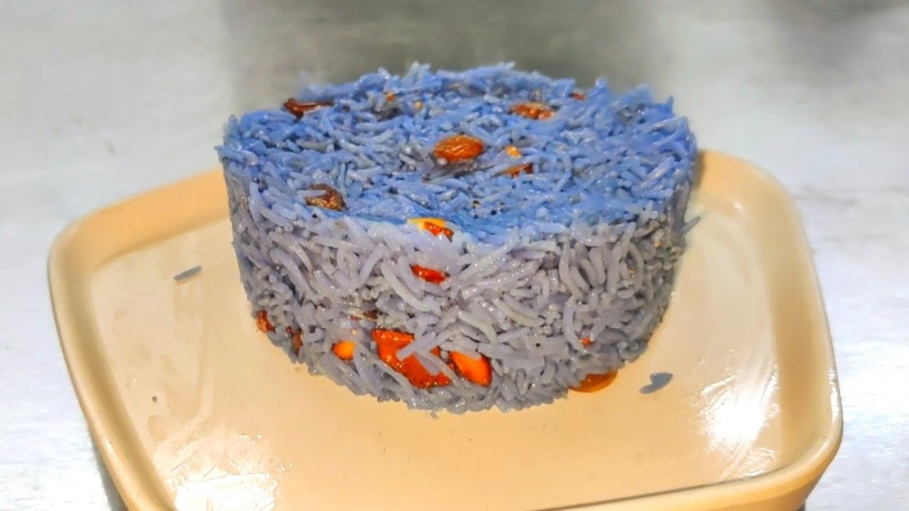 Blue Rice Recipe | how to make blue rice | घर पे आसान से ब्लू राइस ...