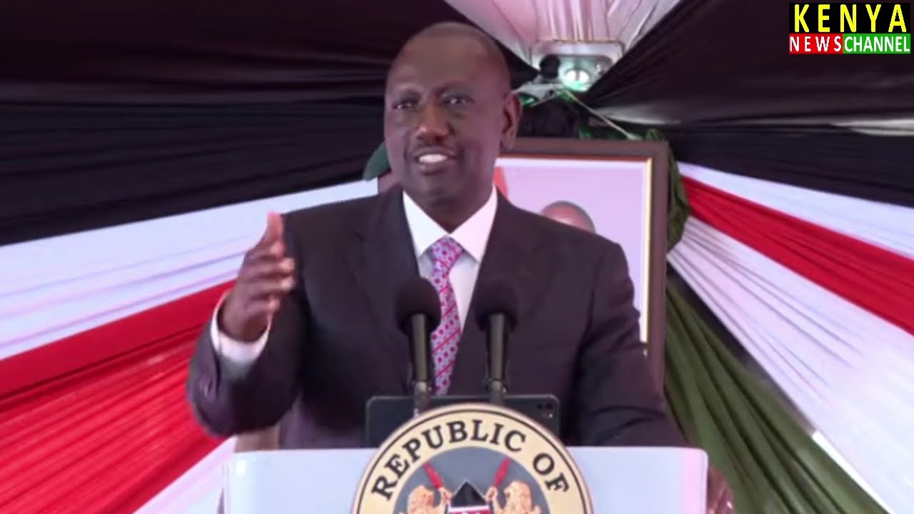 President Ruto speech today at Technical University of Kenya TUK - YouTube