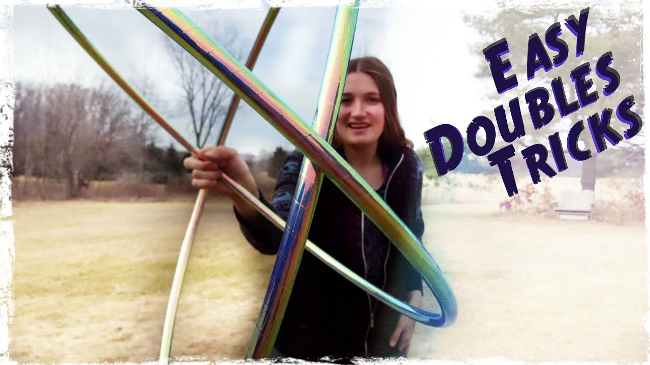 Easy Double Hoop Trick Lesson!!! - YouTube