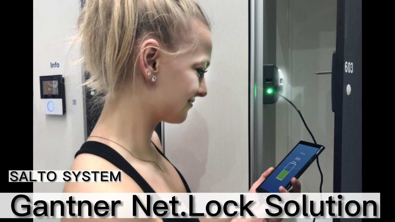 SALTO Gantner NET.Lock 智能儲物櫃電子鎖 - YouTube