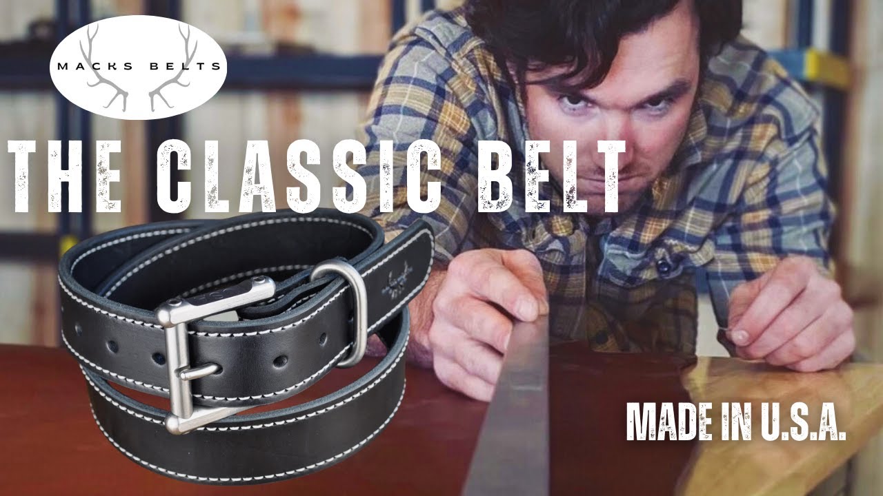 Macks Belts: The Classic Belt | The Toughest Belts On Earth | Made in U ...