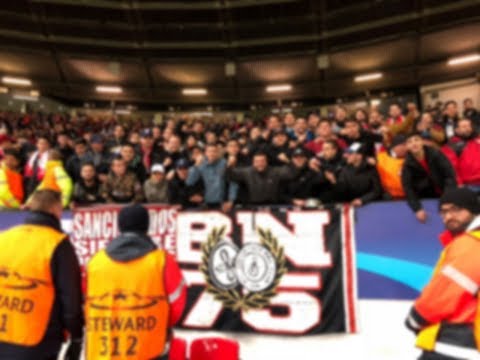 Sevilla fans in Manchester 13.03.2018 | Man United - Sevilla FC