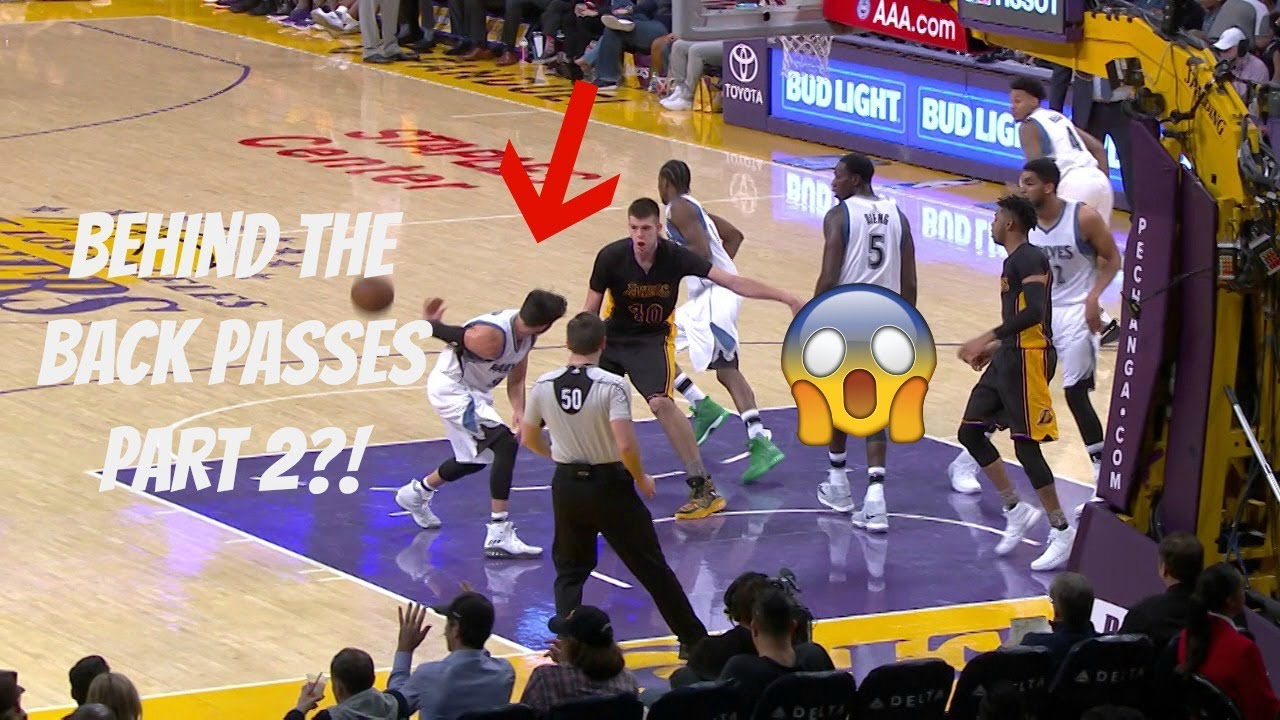 NBA Behind the Back Passes (Part 2) - YouTube