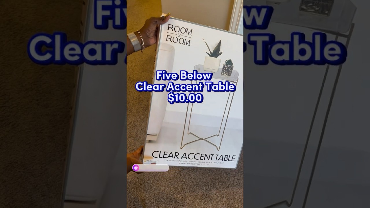 Wow!! 🤩This table from Five Below looks sooo good for only $10.00!! 😍😍 ...