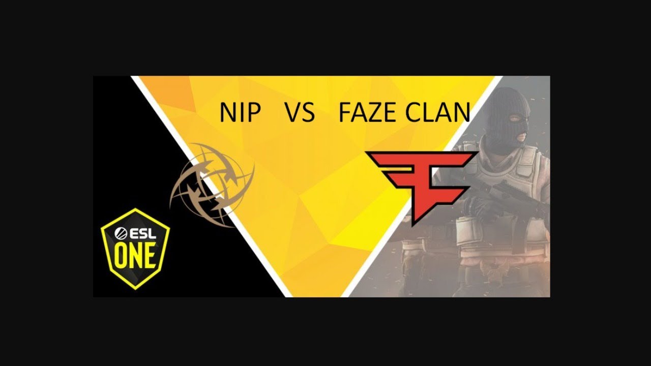 Final Map Faze Clan vs NIP ESL one Rio BO3 - YouTube