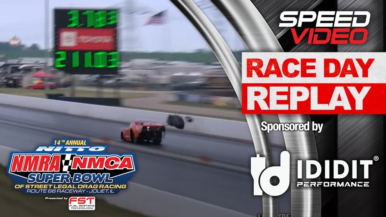 Don Walsh Jr. making a nice 3.78 pass in the Corvette At The NMRA/NMCA ...