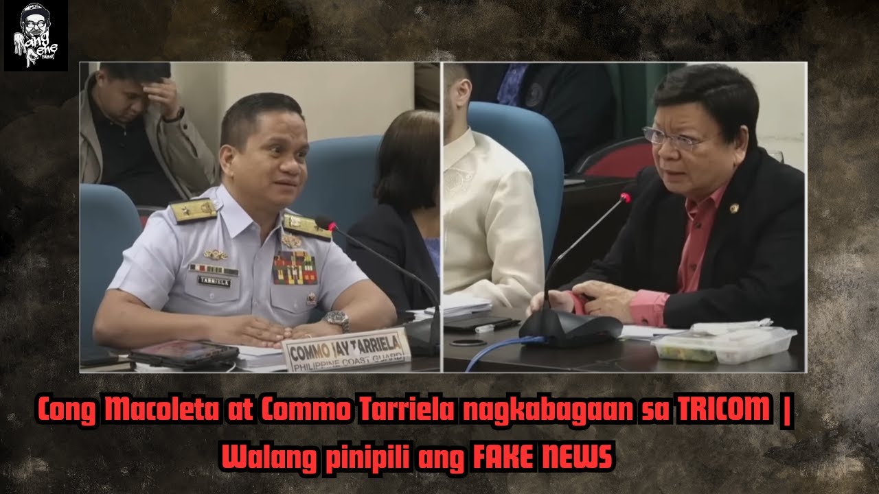 Cong Macoleta at Commo Tarriela nagkabagaan sa TRICOM | Walang pinipili ...