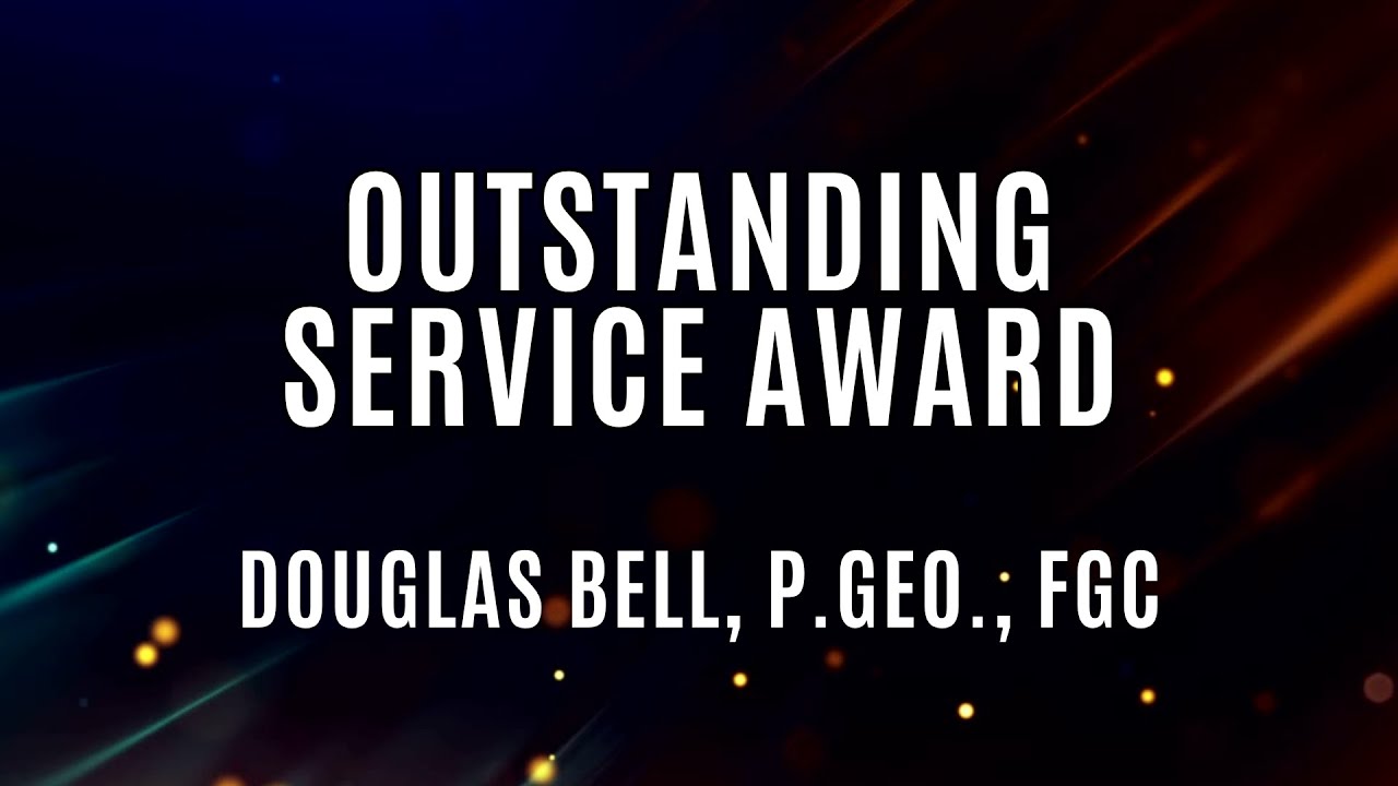 2025 Outstanding Service Award -- Douglas Bell, P.Eng., FGC - YouTube
