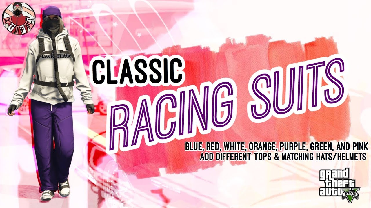 GTA5 | Outfit Glitches: *NEW* Classic Racing Suits w/Different Tops ...