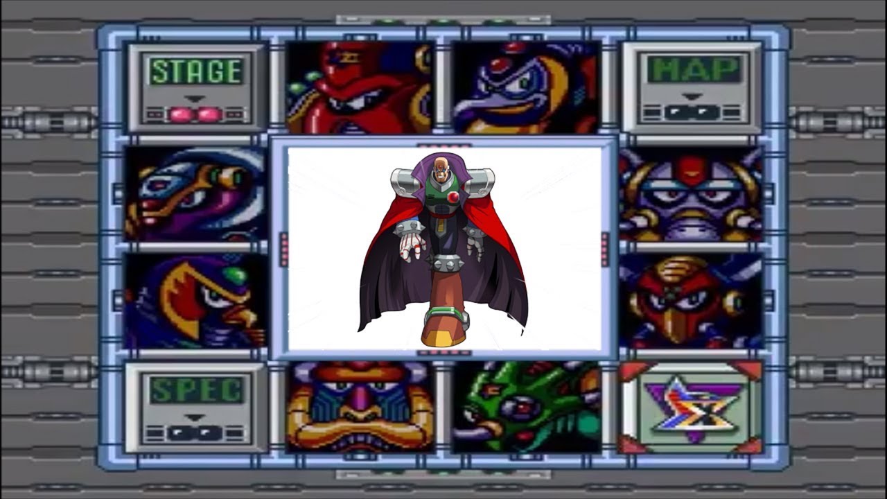 Mega Man X - Sigma Fortress 2 - MAPAS COMPLETOS COM TODOS OS ITENS ...