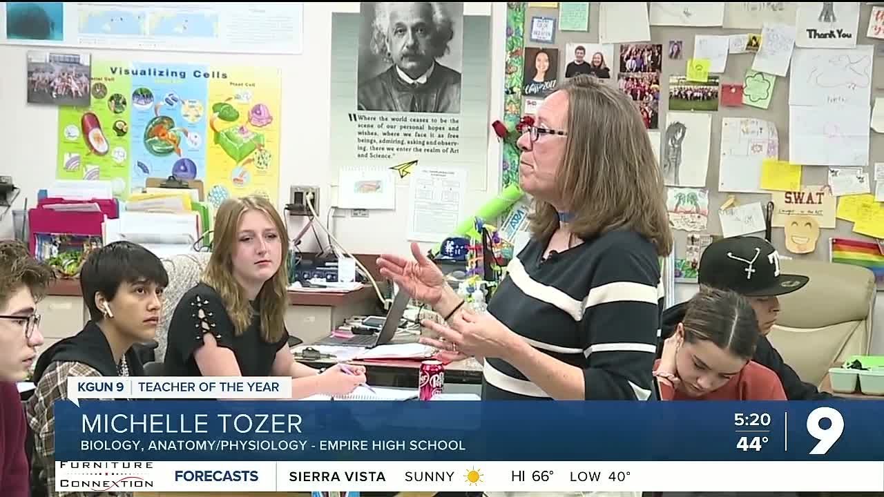 Meet Michelle Tozer, nominee for teacher of the year - YouTube
