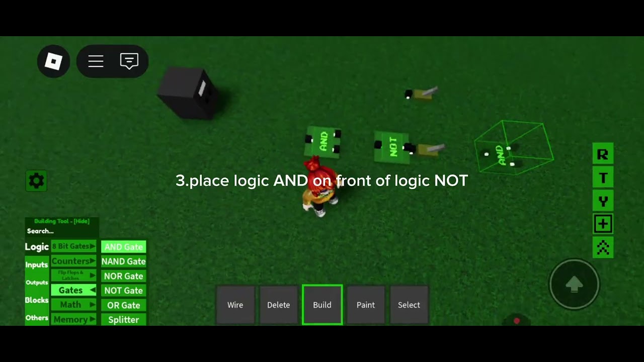 How to make a latch in bulid logic! In roblox - YouTube