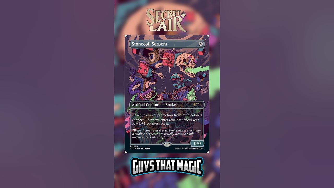 Stonecoil Serpent had what in the art?!? | Ssssssnakessssss Secret Lair ...