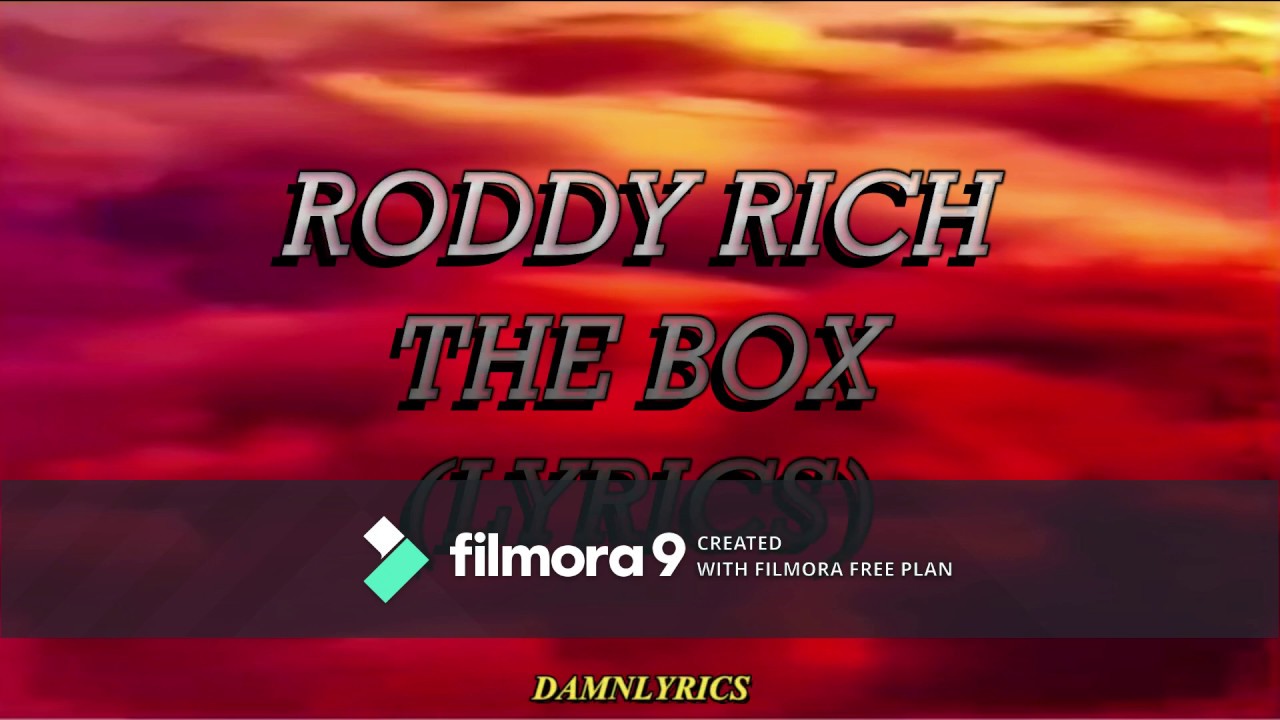 Roddy Rich - Box (Lyrics) - YouTube