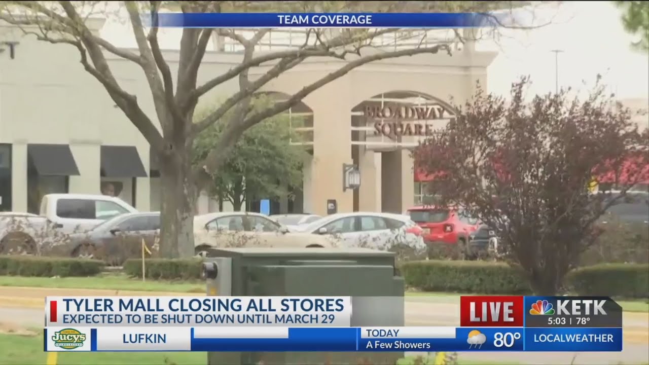 Broadway Square Mall closing all stores until March 29 - YouTube