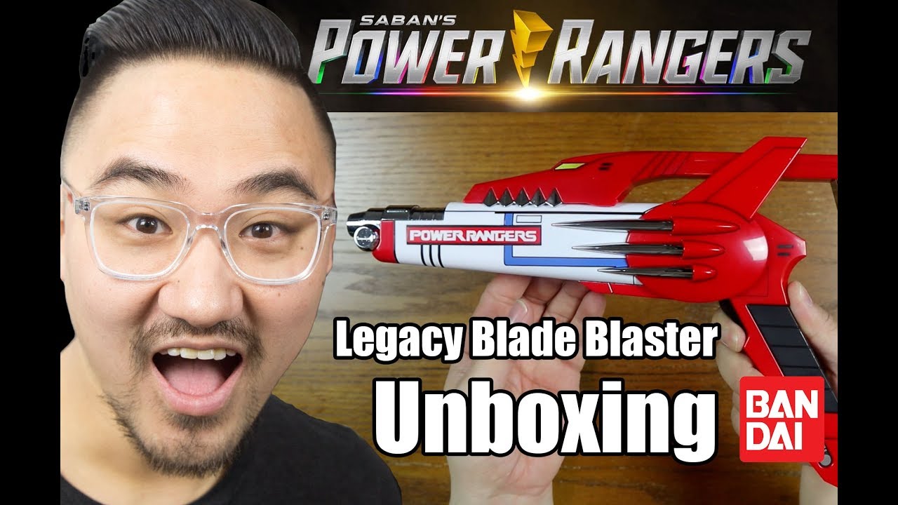 POWER RANGERS Legacy Blade Blaster Unboxing - YouTube