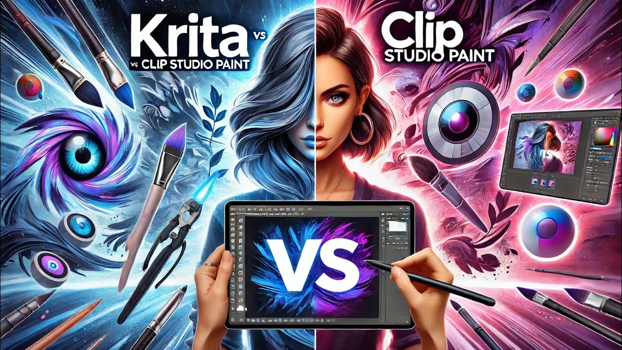 7Feb25 Digital art / Krita or Clipstudio.?... - YouTube