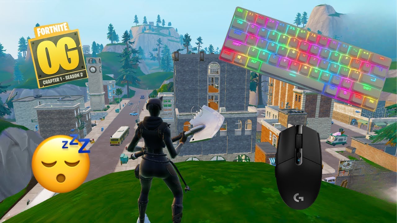 MATRIX ATRIX ASMR 😴 Fortnite OG Solo Gameplay 🏆 Satisfying Keyboard ...